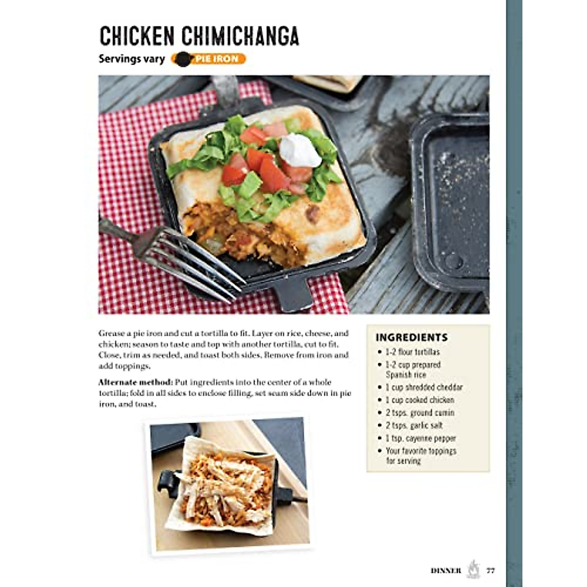 The New Campfire Cookbook: Pie Iron Sandwiches and Kebabs Plus Easy to Make Sauces, Dips, and Spreads (Fox Chapel Publishing) Over 100 Recipes - Breakfast, Grilled Cheese, S'Mores, Seafood, and More