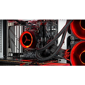 Skytech Prism II Gaming PC Desktop – AMD Ryzen 7 5800X 3.8 GHz, NVIDIA RTX 3080, 1TB NVME Gen4 SSD, 16GB DDR4 RAM 3200, 850W Gold PSU, 360mm AIO, 11AC Wi-Fi, Windows 11 Home 64-bit