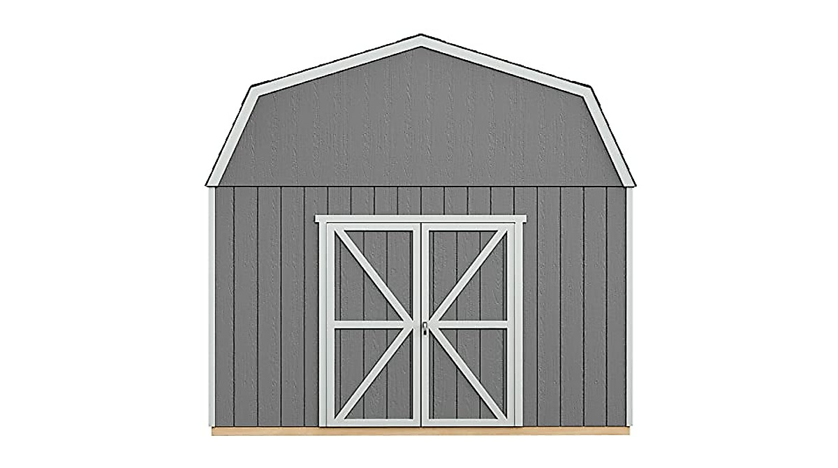 Handy Home 12x20 Wooden Storage Shed for DIY Assembly