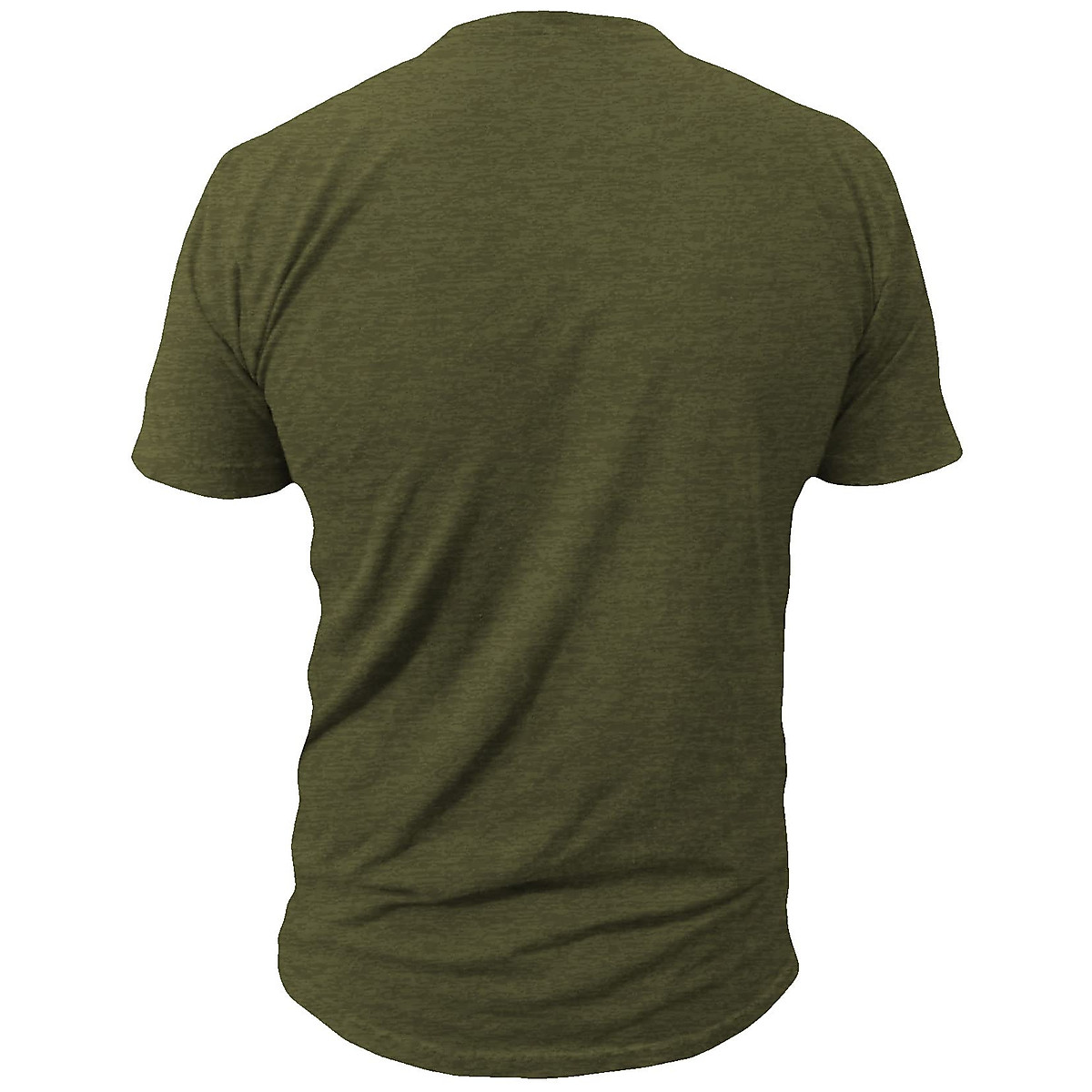 GYM LIFE Men's Power Up Athletic Performance Short Sleeve Workout T-Shirt, Olive Green (3X-Large)