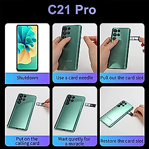 SANSHREUNI G23 + 5G Ultra Cell Phone - Factory Unlocked Android Smartphone, 128GB Storage, 100MP Camera - Long Battery Life - S Pen - US Version - 2023(Rose Gold)