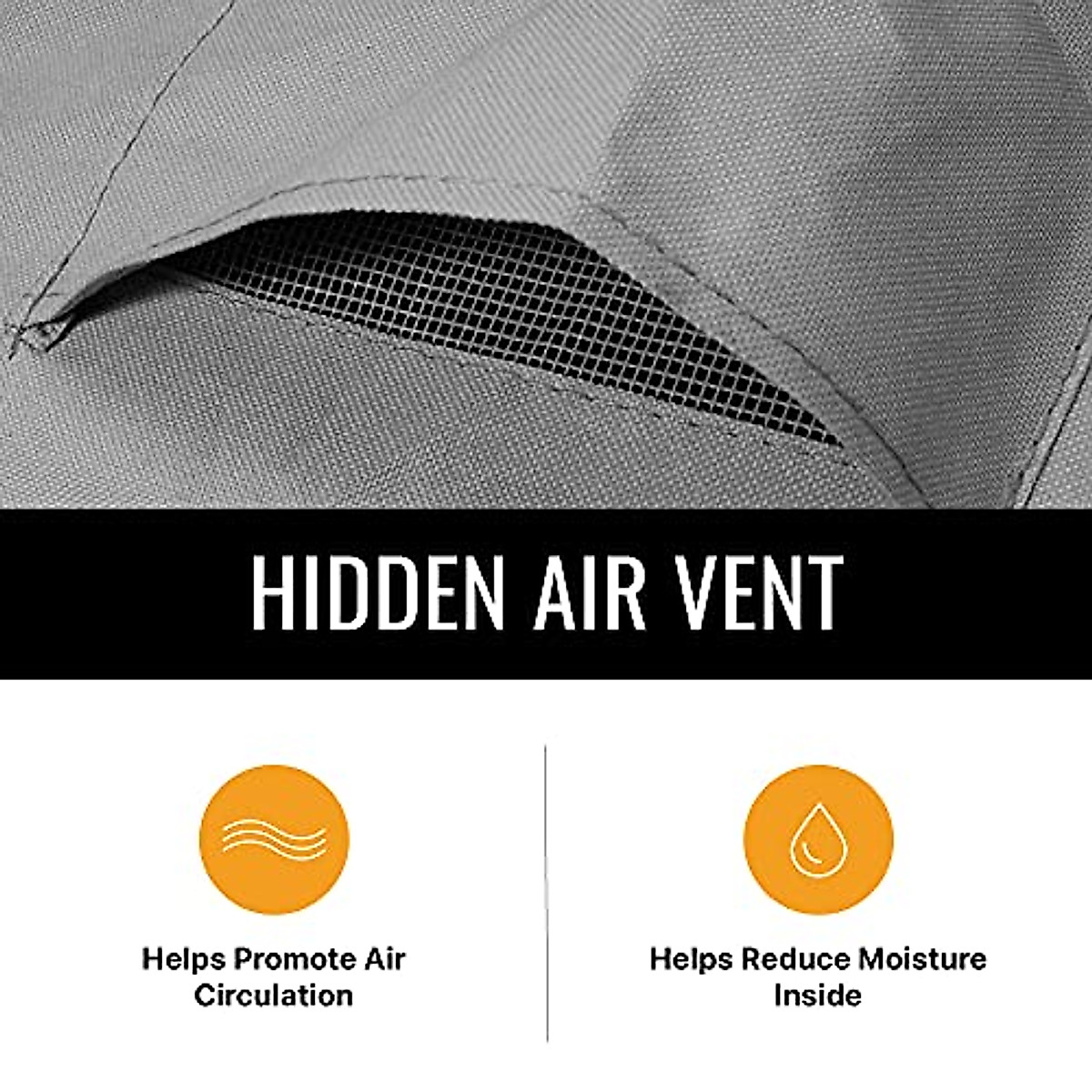 KHOMO GEAR - Firewood Rack Cover 8 foot - Heavy Duty - Black