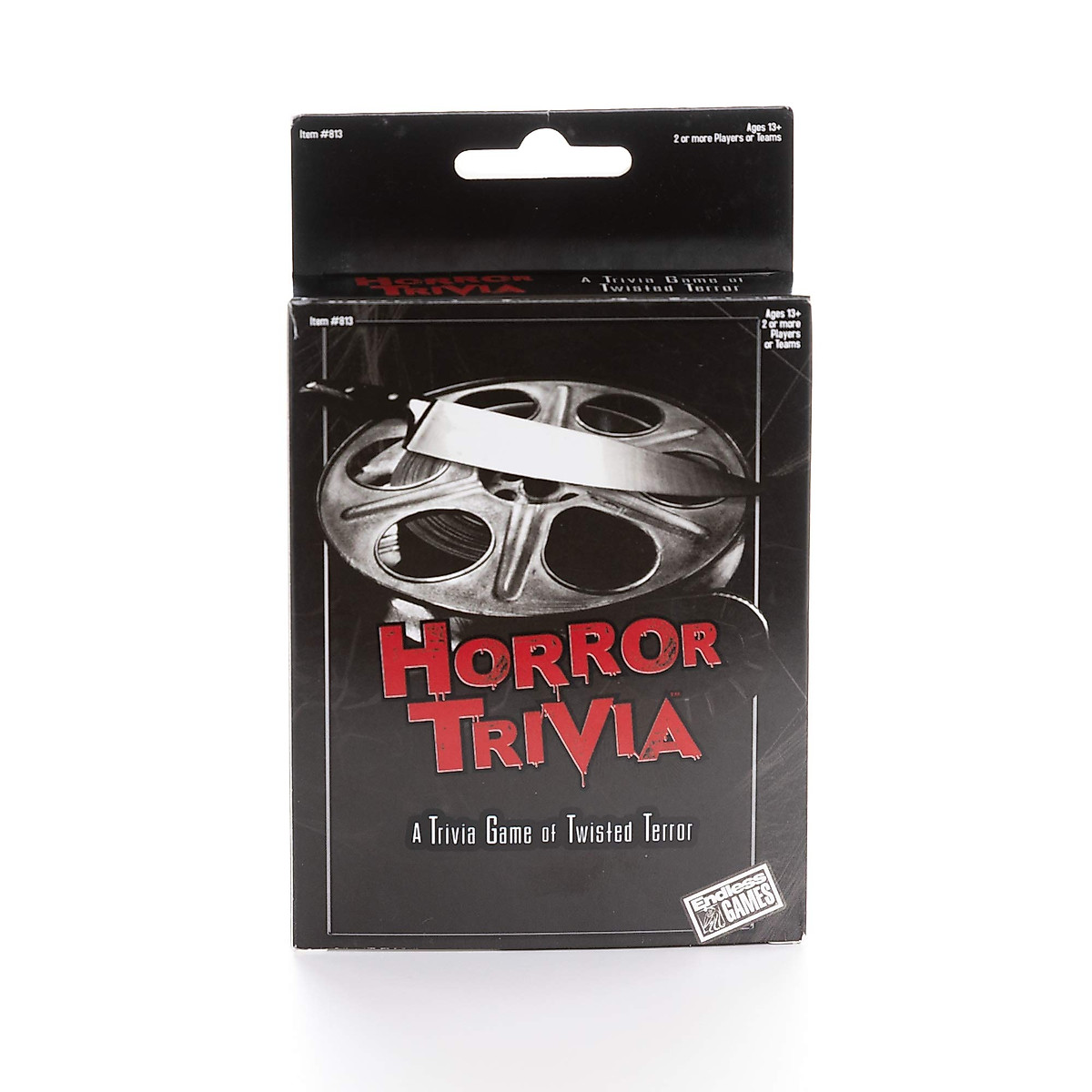 Endless Games Horror Trivia Card Game - Test Your Knowledge of Horror Pop Culture Facts with Over 200 Scary Fun Trivia Questions