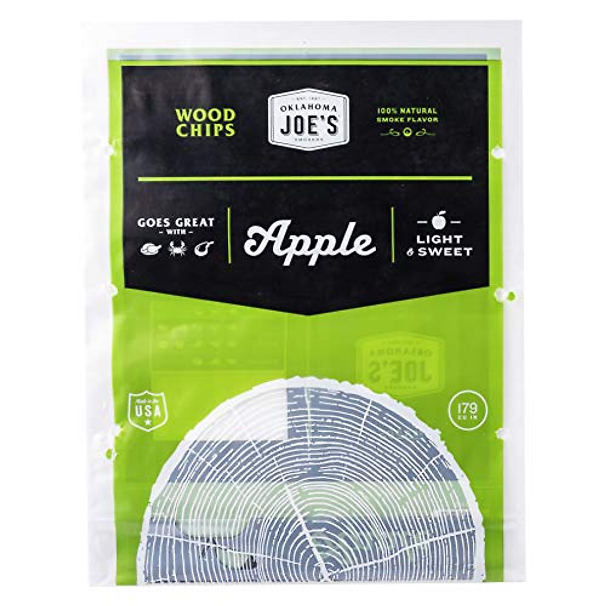 Oklahoma Joe's Apple Wood Smoker Chips, 2-Pound Bag