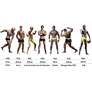 HiPlay TBLeague 1/6 Scale Seamless Male Action Figure Body- 12 Inch Super Flexible Collectible Figure Dolls (M30)