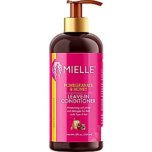Mielle Organics Pomegranate & Honey Leave-In Conditioner + Honey Curl Smoothie Bundle