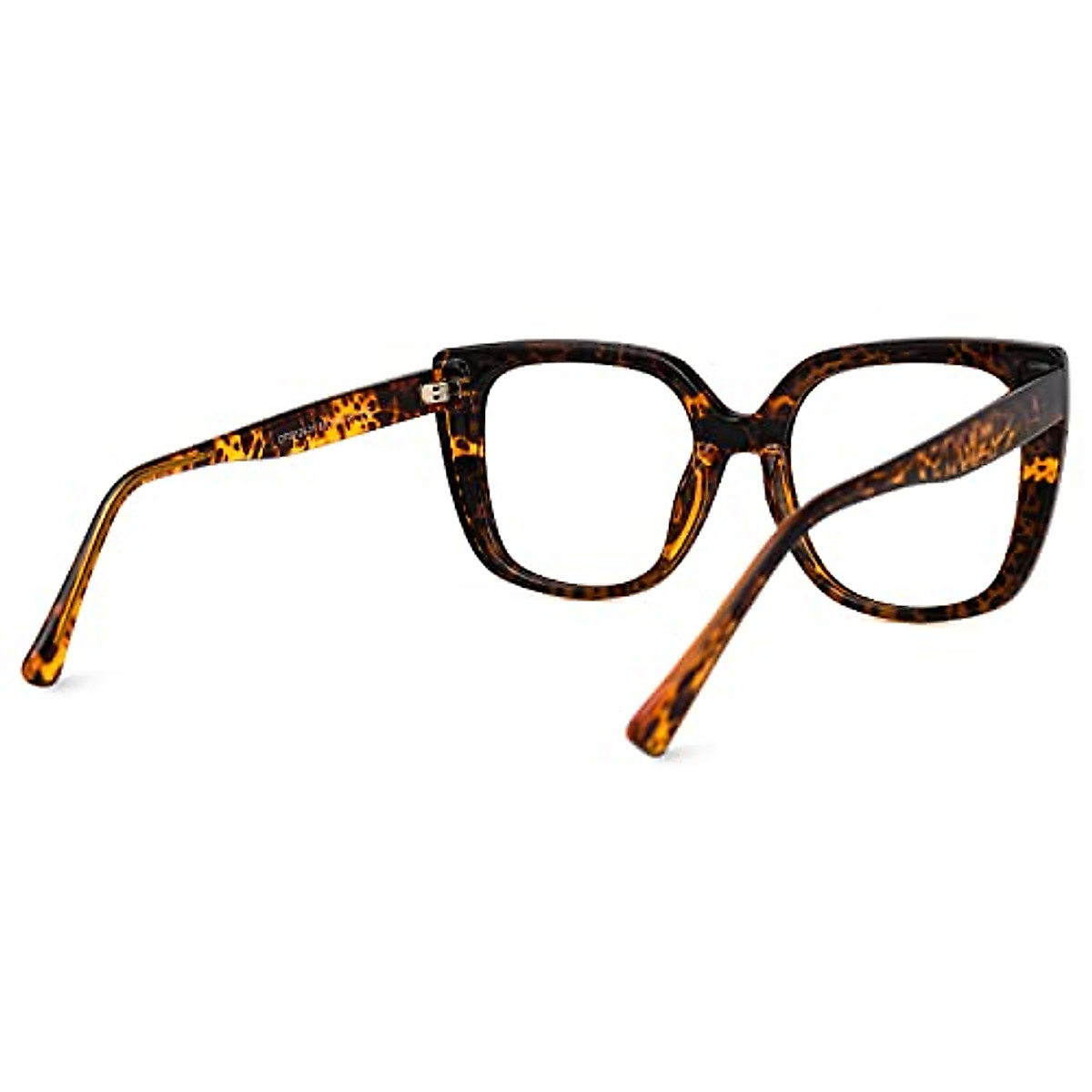 Zeelool Stylish Oversized Square Blue Light Blocking Glasses Computer Gaming Eyewear for Women Brenda ZOP02126-01 Mauve