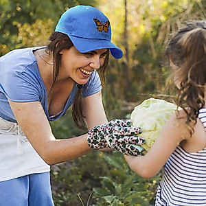 Soft Baseball Cap Monarch Butterfly Embroidery Insects Butterfly Embroidery Twill Cotton Dad Hats for Men & Women Golden Yellow Design Only