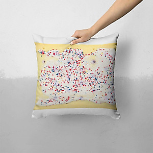 iiRov Yummy Poptart - Custom Decorative Home Decor Indoor or Outdoor Throw Pillow Cover for Sofa, Bed or Couch Cushion (Pillow CASE Cover ONLY)