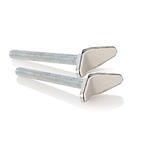 Dreambaby Y-Shaped Spindle Rod Banister Gate Adaptors - For Dreambaby Pressure Mounted Gates - 9.5mm Diameter Size & 4.5inch Length - Silver - 2 Count (Pack of 1) - Model L196