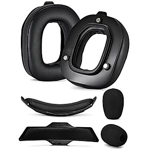 A50 Gen 3 Mod Kit - defean Replacement Earpads and Headband Compatible with Astro A50 Gen 3 Headset,Ear Cushions, Upgrade High-Density Noise Cancelling Foam, Added Thickness (Black Protein)