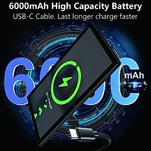 2024 Newest Tablet 10 Inch Android Tablets, 2 in 1 Tablet with 4+64/512GB Storage Octa-Core, Dual Sim Card Support 4G Cellular Tablet with Keyboard,13MP Camera, 6000mAh Battery, GPS, Bluetooth, WiFi