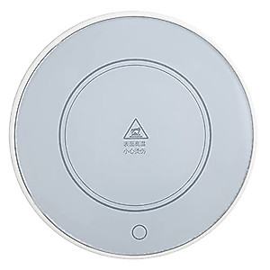 Coffee Warmer for Desk,Electric Cup Warmer Heater Pad for Coffee Tea Milk Beverage Water for Office Home Desk Use, White (4.6x4.6x0.6inch)