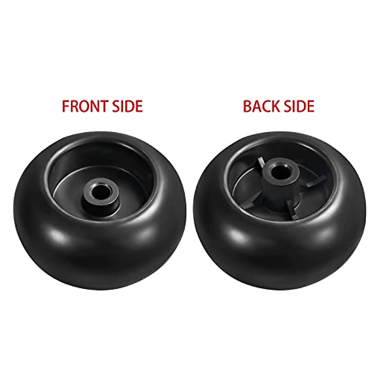 Parts Camp Deck Wheels Replacement 753-04856A Fits Cub Cadet RZT50 RZT54 LT1050 SLT1554 4 Packs