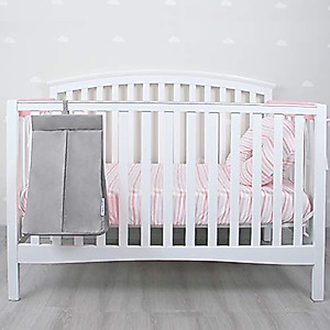 SPRINGSPIRIT Diaper Stacker Diaper Caddy Organizer Easy Access & Dustproof Diaper Bag Portable Hand Free Diaper Holder for Adults or Nursery, Light Grey Diaper Stacker