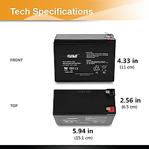 Casil 12v 10ah Replacement Battery Compatible with Ritar RT12100