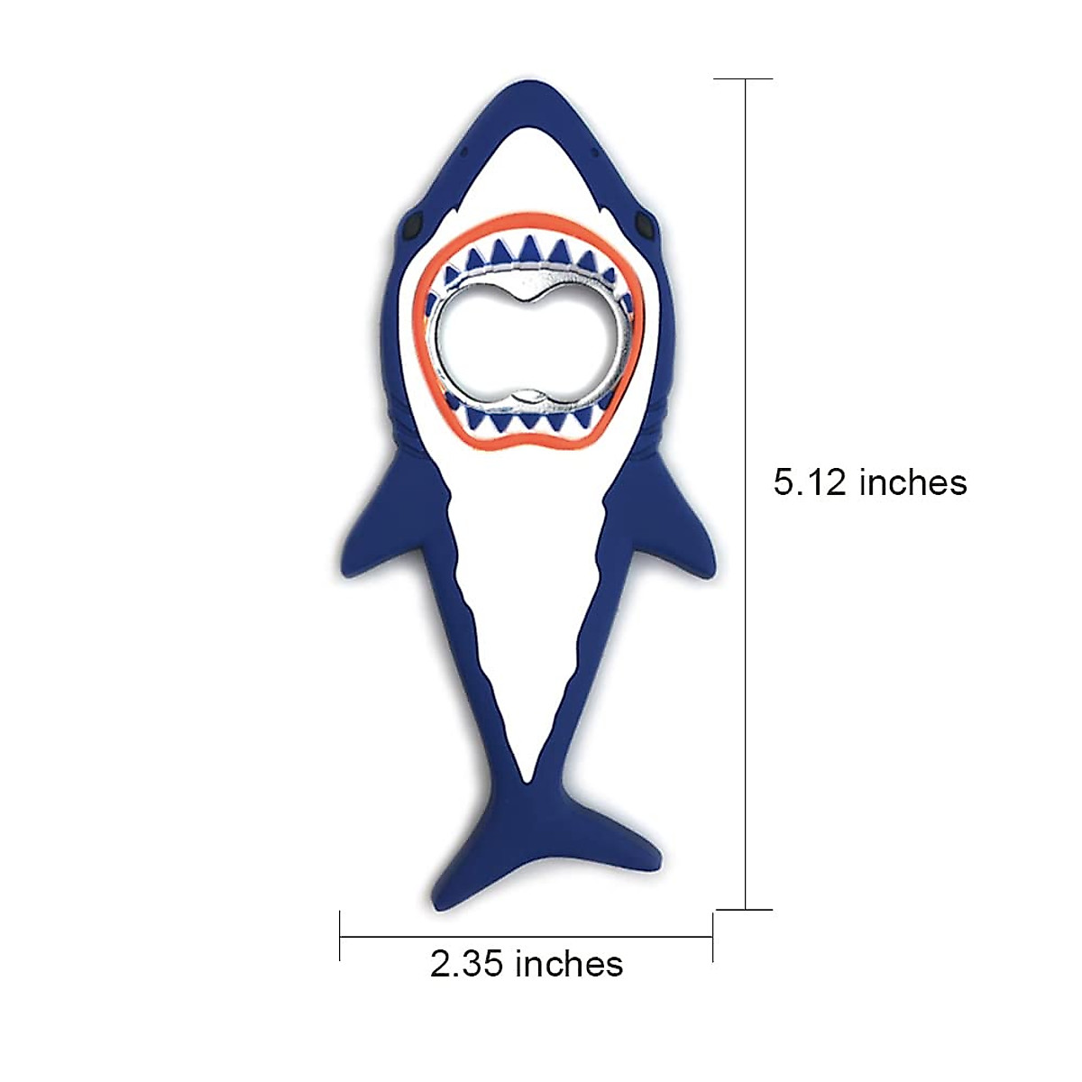 Shark Bottle Opener, Beer Bottle Opener Magnetic Bottle Opener for Dad Boyfriend Bartender