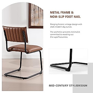 BV Vintage Suede Mid Century Dining Chairs Set of 4 - Elegant and Comfortable