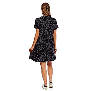 Mud Pie baby girls Dress, Black, X-large Mud Pie Leopard Poncey Dress Black X Large, Black, X-Large US