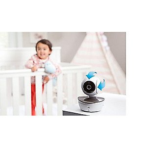 Motorola Digital Video Baby Monitor MBP41S with Video 2.8 Inch Color Screen, Infrared Night Vision, with Camera Pan, Tilt, and Zoom … (2.8" Screen - One Camera)
