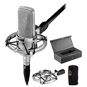 Audio-Technica AT4047/SV Cardoid Condenser Mic AT-4047 AT4047SV+Protective Case