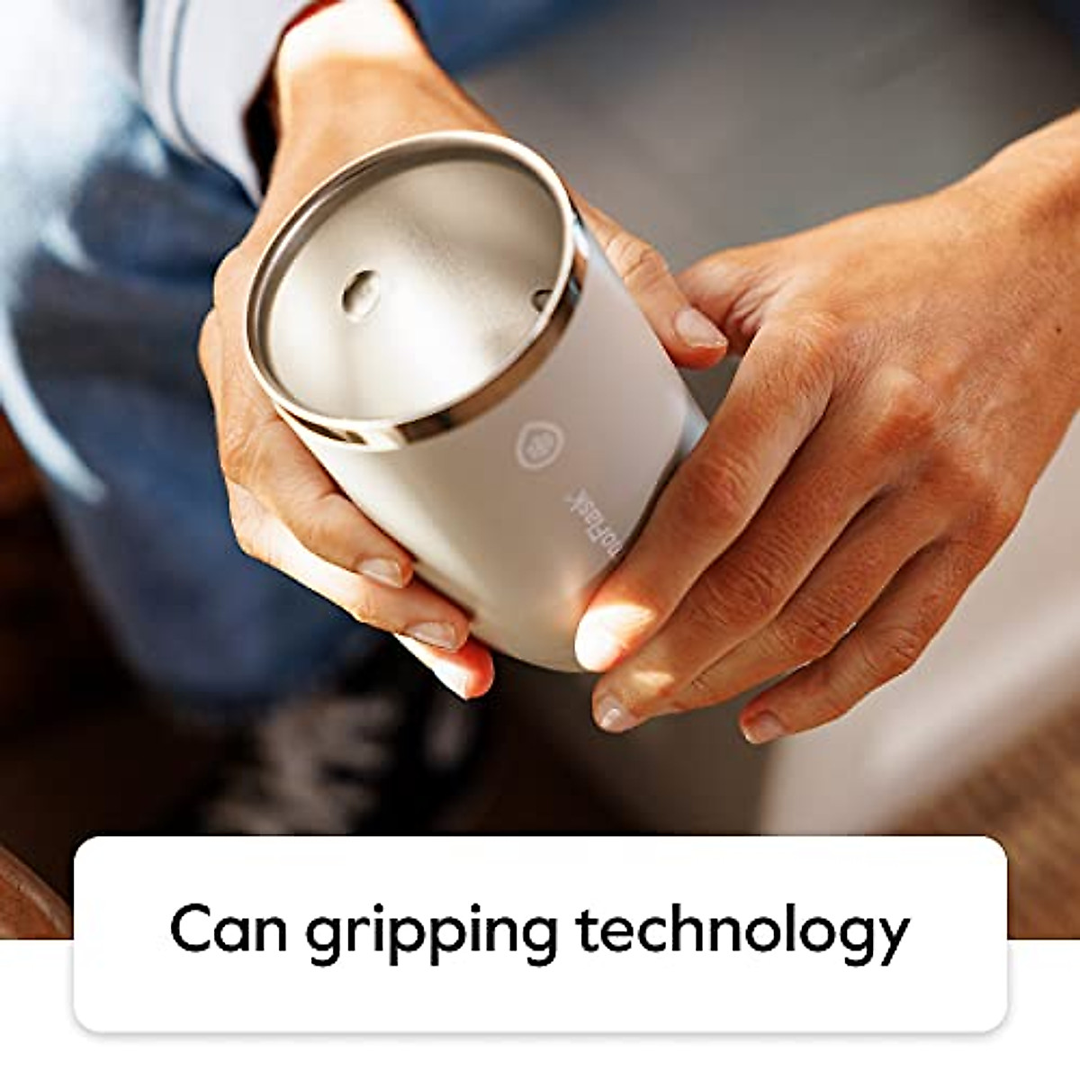 Thermoflask Premium Quality Vacuum Insulated Can and Bottle Cooler, Tall Size, 16 Ounce, Ultimate Gray