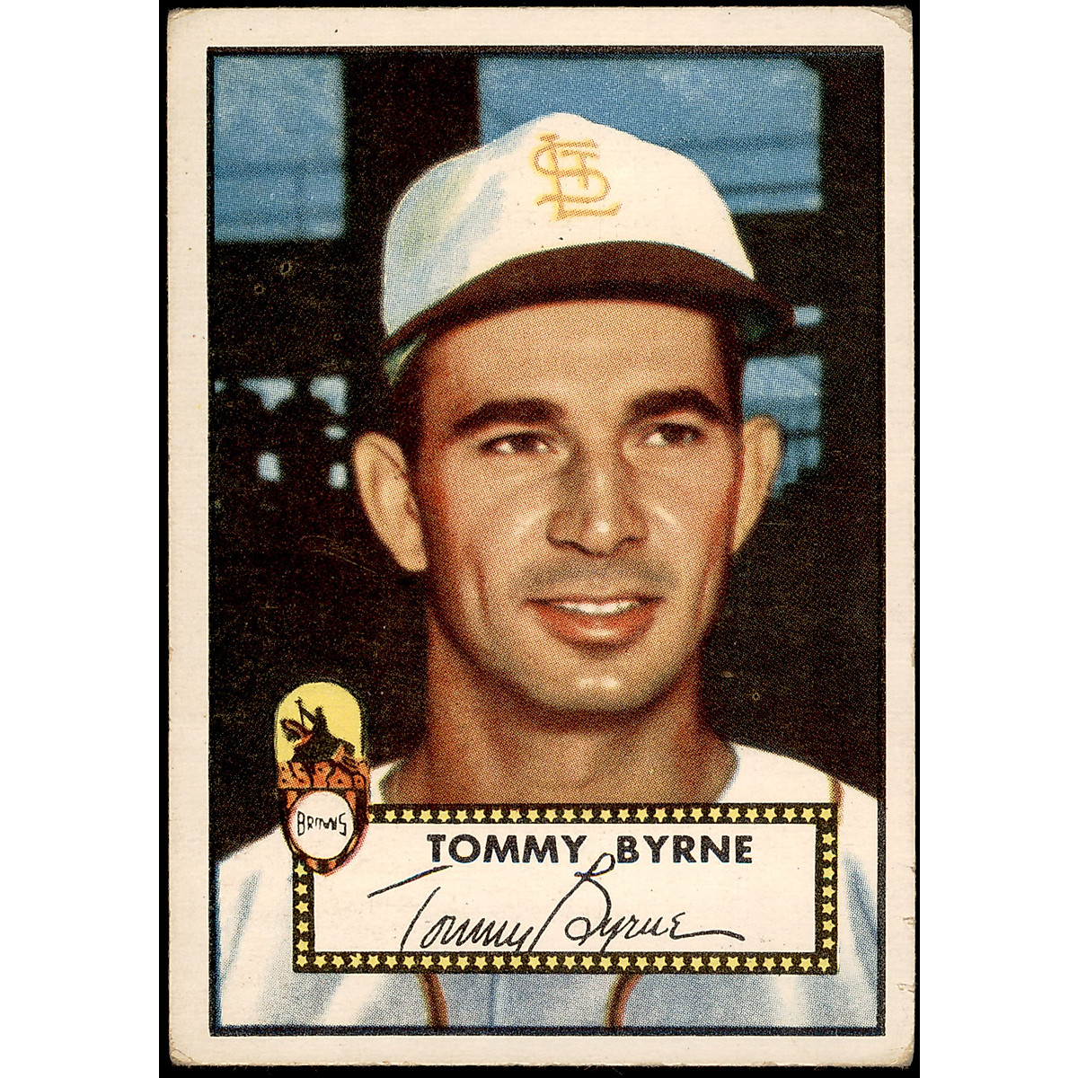1952 Topps # 241 Tommy Byrne St. Louis Browns (Baseball Card) VG Browns