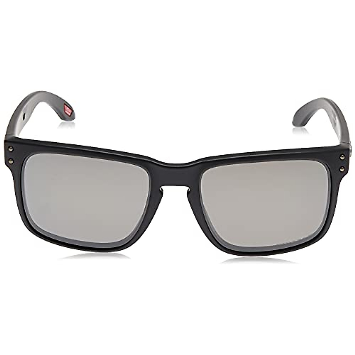 Oakley Men's OO9102 Holbrook Square Sunglasses, Matte Black on Black/Prizm Black Polarized, 57 mm