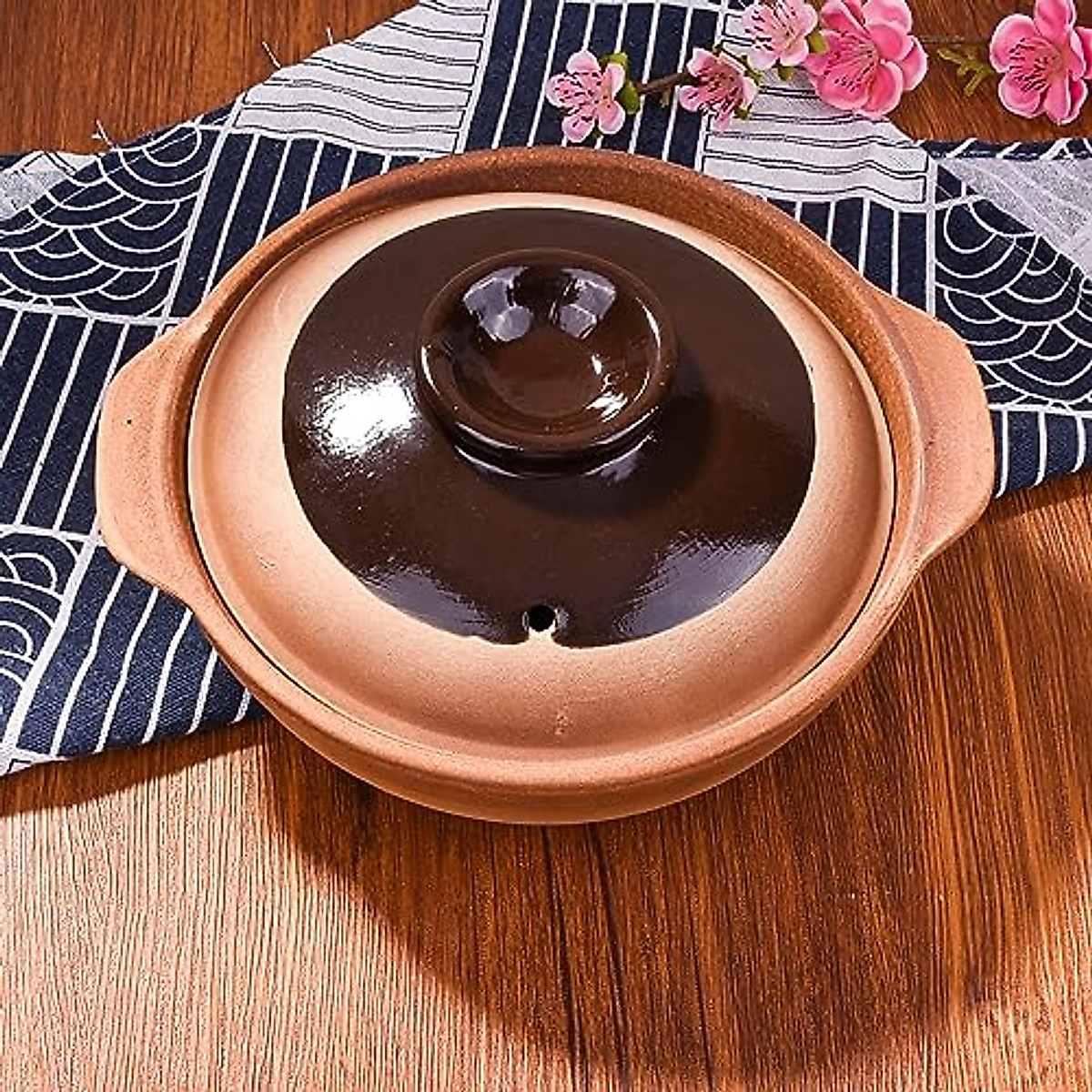 Casserole with Lid Chinese Clay Pot Japanese Clay Pot Korean Stone Pot Ceramic Cooking Pot Earthen Pot Stew Pot with Lid Family Restaurant Pot