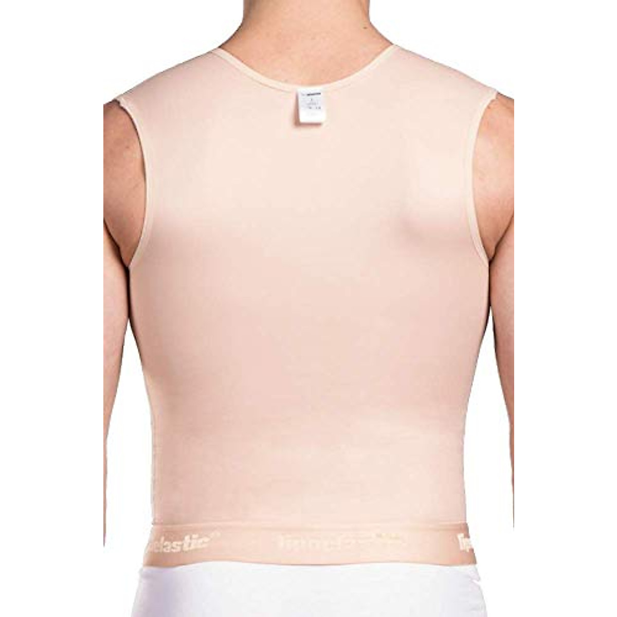 LIPOELASTIC® MTm Comfort - Compression Vest with Front Zipper Fastening (L, BLACK)