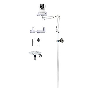 Fotoleey Floor Stand for Baby Monitor/Security Camera/Cellphone with Clamp Compatible with Nanit Pro Smart, Kasa, VTech, Owle, Owlet Cam 2, Nooie invidyo, SwitchBot, BJS Cubo Ai Plus