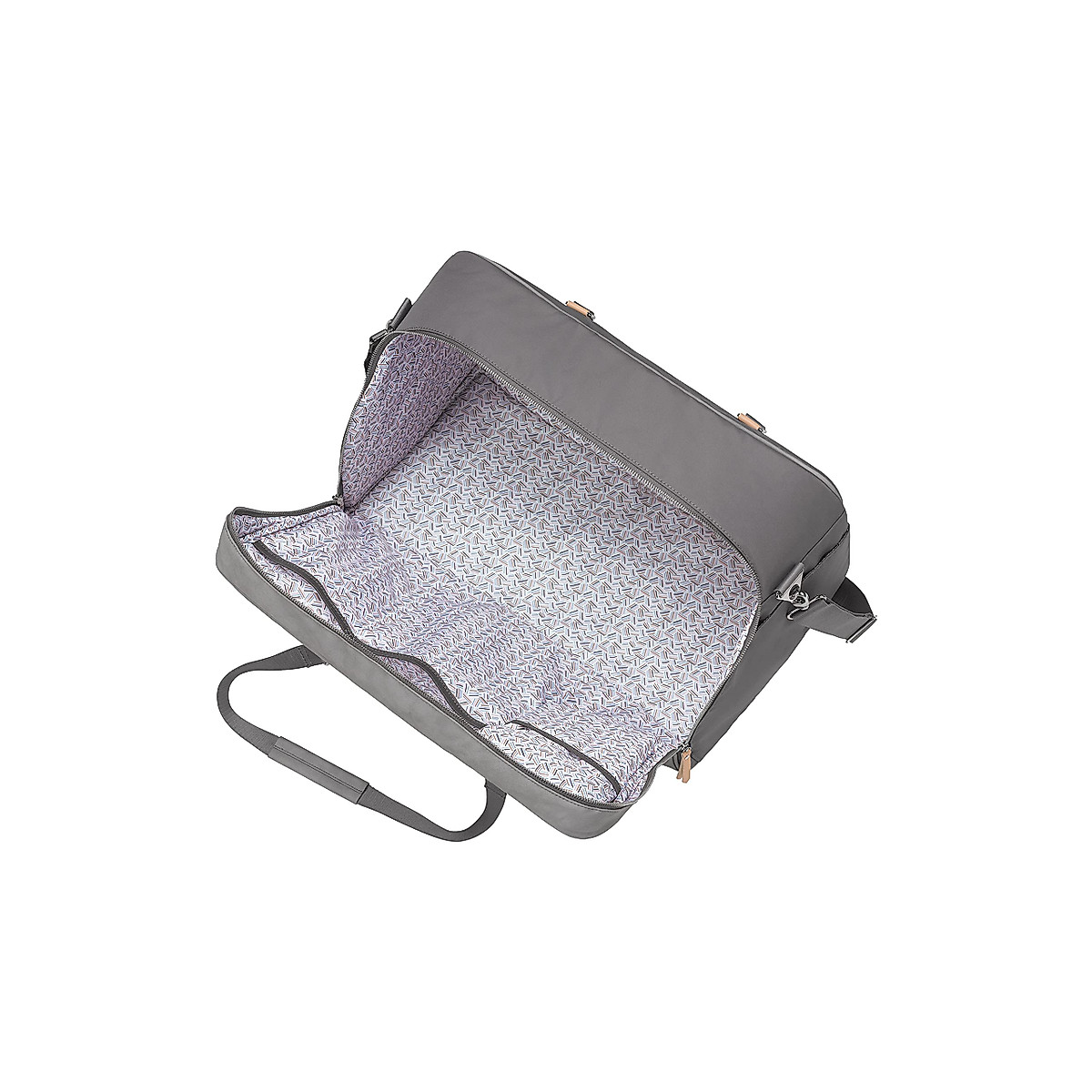 Petunia Pickle Bottom Inter-Mix Live for the Weekender Travel Bag | Travel Diaper Bag | Baby Diaper Bag | Stylish Bag and Organizer | Sophisticated and Spacious for On the Go Parents – Pewter