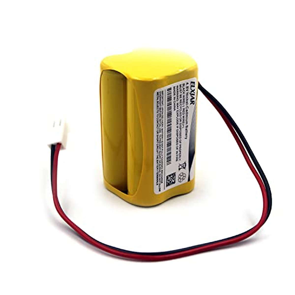 elxjar (5-Pack) 4.8V 800mAh Ni-CD Battery Pack Replacement for Astralite 20-0001 Day-Brite A15032-1 CXL6VBXT CXXL3GW, Lithonia A15032-1 Osi OSA004 Powersonic A150321 Emergency Exit Light