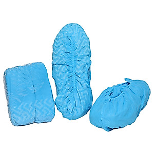 PedaShield 22 Premium XL Booties -Thick Extra Large Disposable Boot & Shoe Covers, Non Slip Water Resistant Foot Protectors, Construction Durable 42GSM for Indoors Outdoors, Up to US Men 13, Women 15