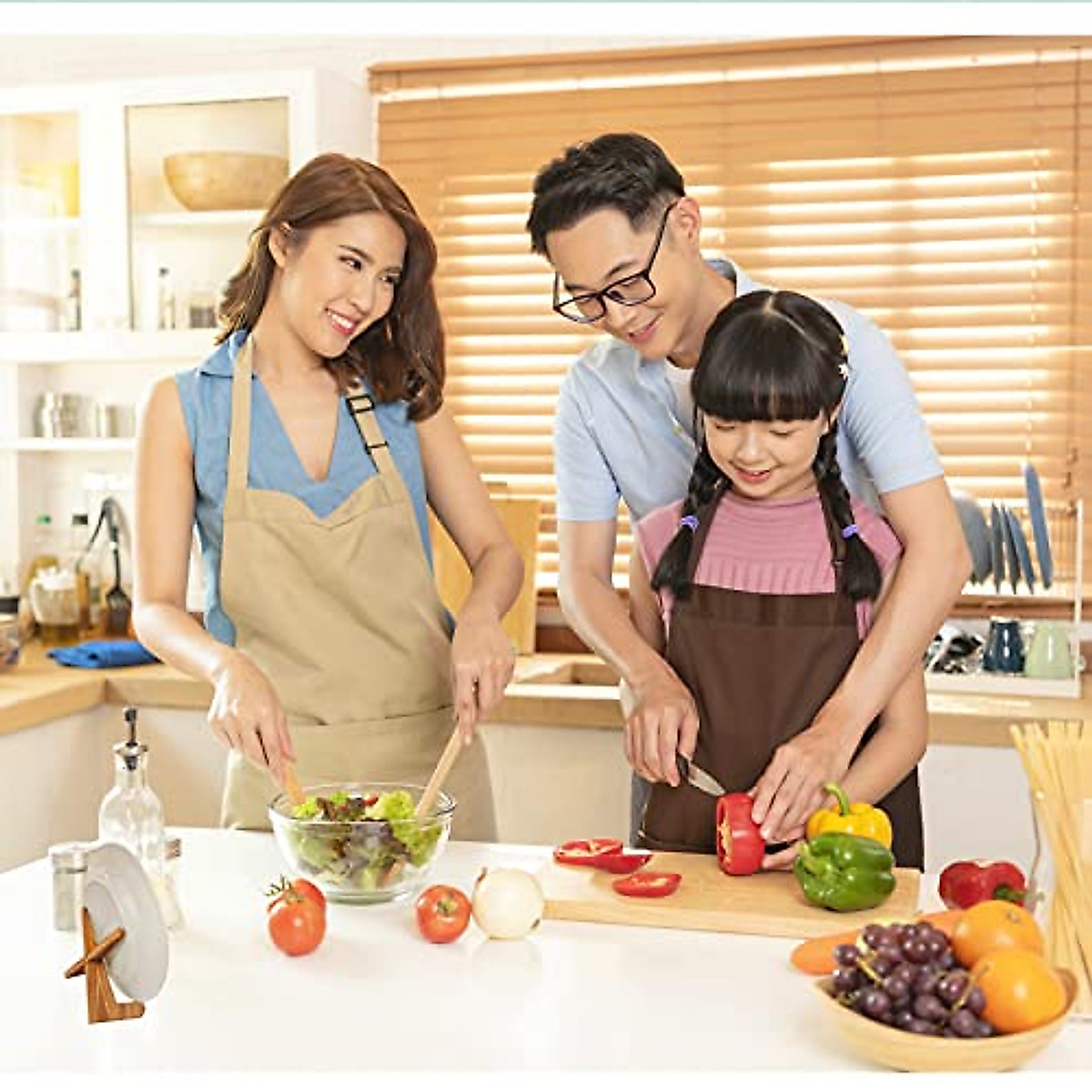 Cookbook Stand,Recipe Book Stand for Reading, Wood Book Stand -,Book Holder for Thick Cookbooks, Textbooks,Fits Small Counter or Desk Space,Portable Kitchen Hands Free Cook Book