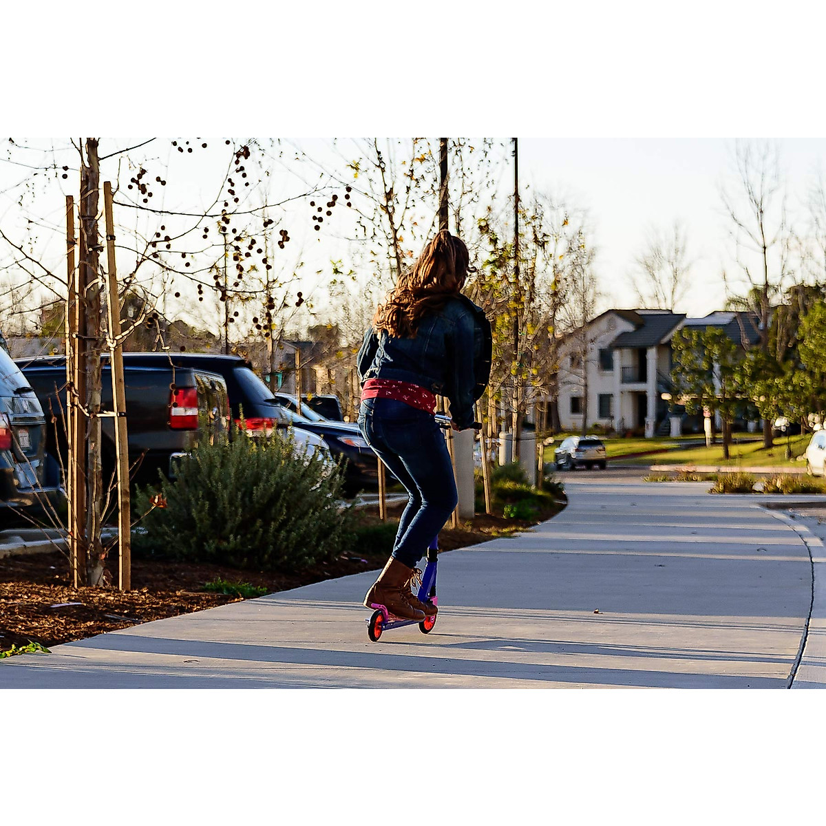 Scooter for Kids | 2 Wheel Scooter for Boys | Two Wheel Scooter for Girls | Outdoor King Kids Scooters | Folding Kids Scooter Easy to Transport | Scooride Skeddadle (Blue)