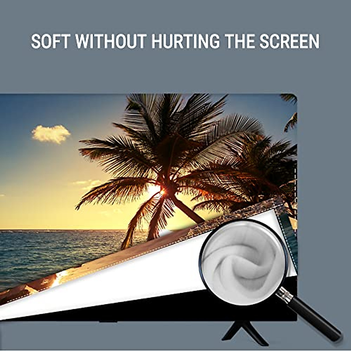 32-80Inch LCD TV Cover, Bright Colorful Dust Proof TV Screen Protector Indoor Bedroom Living Room Decoration Dust Cover/TV Cover / 40inch