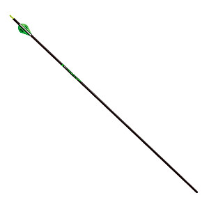 Victory Archery VForce Gamer Arrows with Blazer Vanes (Pack of 6), Black, 350