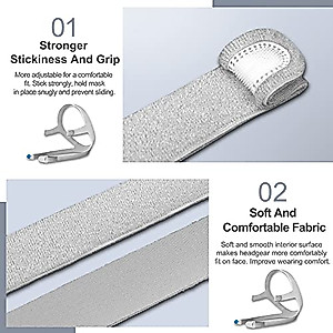 2Packs Replacement for F30(S&M), 2Packs F30 with Stronger Elasticity, Include 2PCS &4PCS Clips, Great-Value Supplies by Medihealer