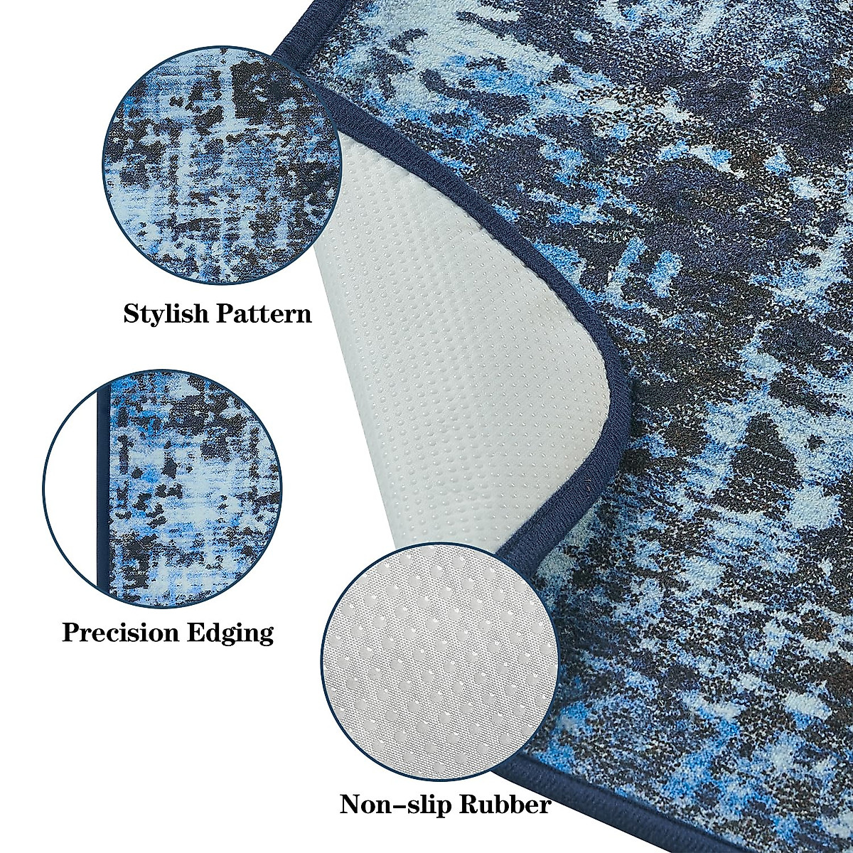 Qeils Washable Pee Pads for Dogs, 4 Pack Reusable Puppy Pads 36"x24" Super Absorbent Leakproof Dog Training Pads, Non-Slip Potty Pads for Crate, Floor, Couch, Whelping Pads Litter Mat Puppy Supplies