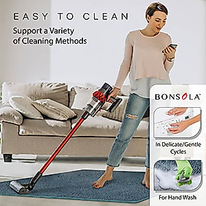 Bonsola Office Chair Mat for Hardwood and Tile Floor, 35''x47'', Multi-Purpose Loop-Pile Chair Mats 0.17’’ Thick, Desk Chair Mat Non-Slip Protector Hard Floors, Floor Mats for Home Office, Blue