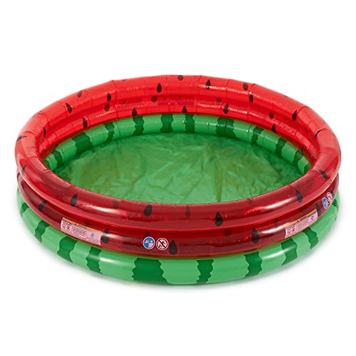 Intex 66-Inch Round Inflatable Outdoor Kids Swimming and Wading Watermelon Pool for Ages 2 and Up
