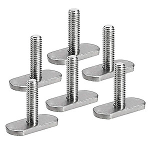Kayak Screws 6pcs Hardware Fishing Accessories Rails Bolts sy Use Canoe Boat Outdoor Mini Water-Skiing Tool Stainless Steel Parts Watercraft