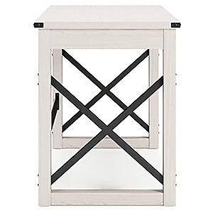 Signature Design by Ashley Bayflynn 48" Home Office Desk, Whitewash