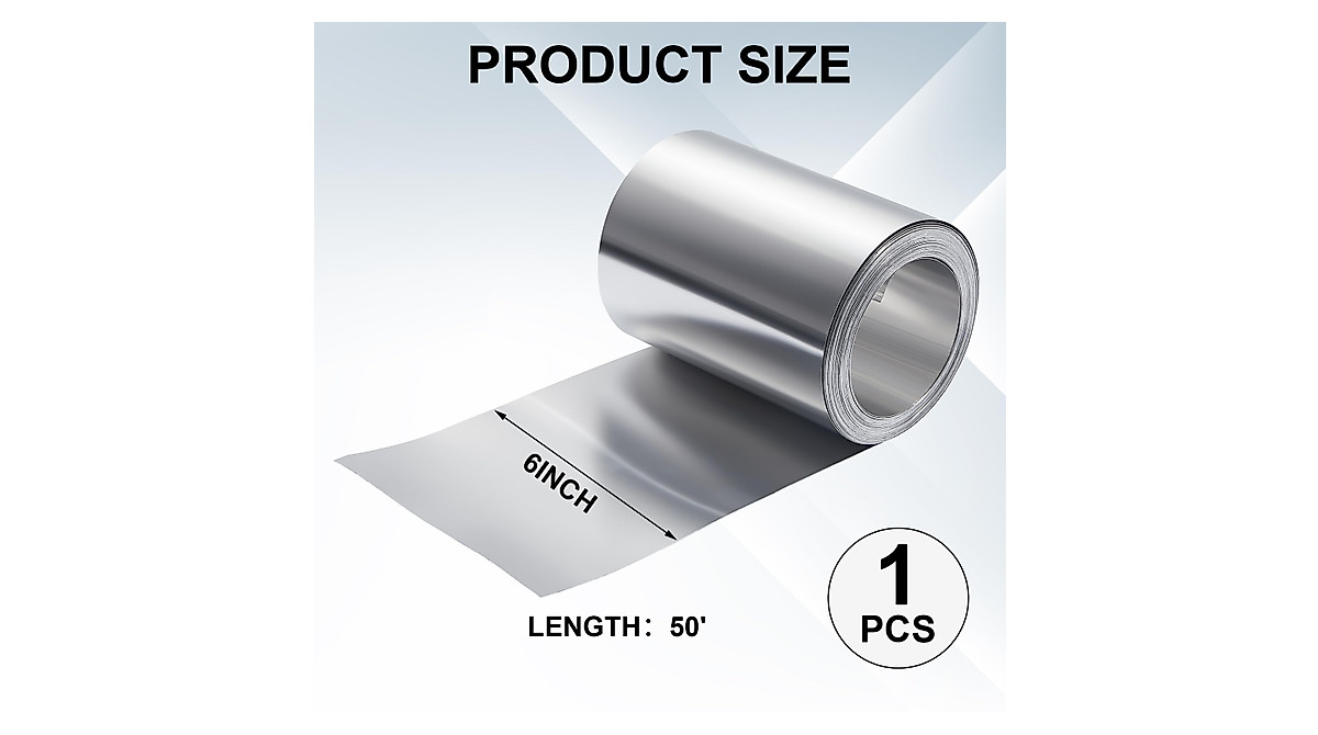 Ripeng Aluminum Roof Flashing Roll 50 Feet for Waterproofing and DIY ...