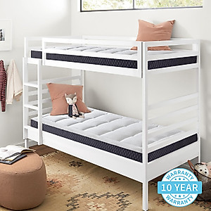 ONENICE 6 Inch Twin Mattress for Kids Adults Single Bed, Breathable Gel-Memory Foam Plus Pillowtop Mattress in a Box for Pressure Relief, CertiPUR-US Certified, Fiberglass-Free