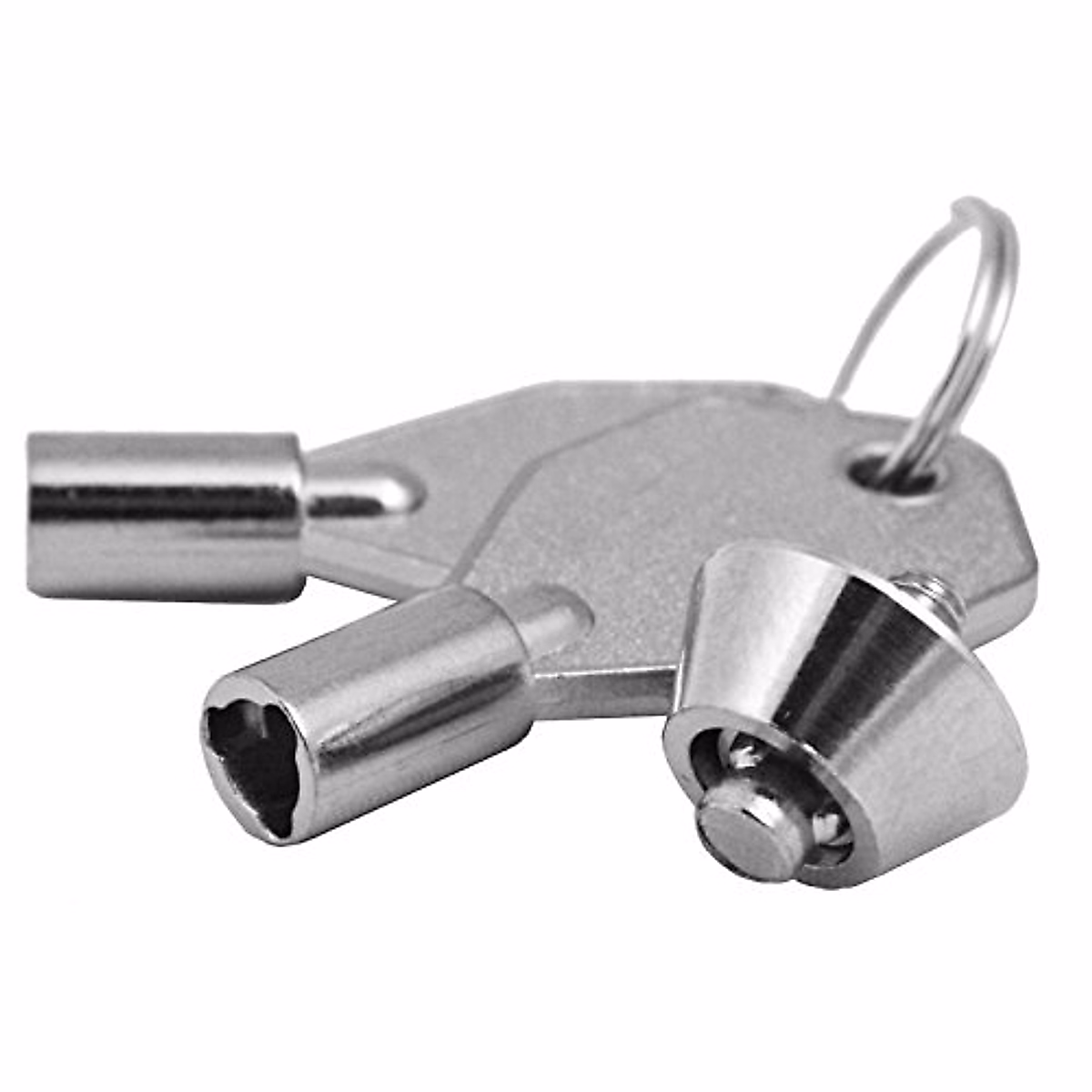 FJM Security Products FJM-0601 MEI-0601 High Security Computer Case Lock, 1 Count (Pack of 1), Chrome