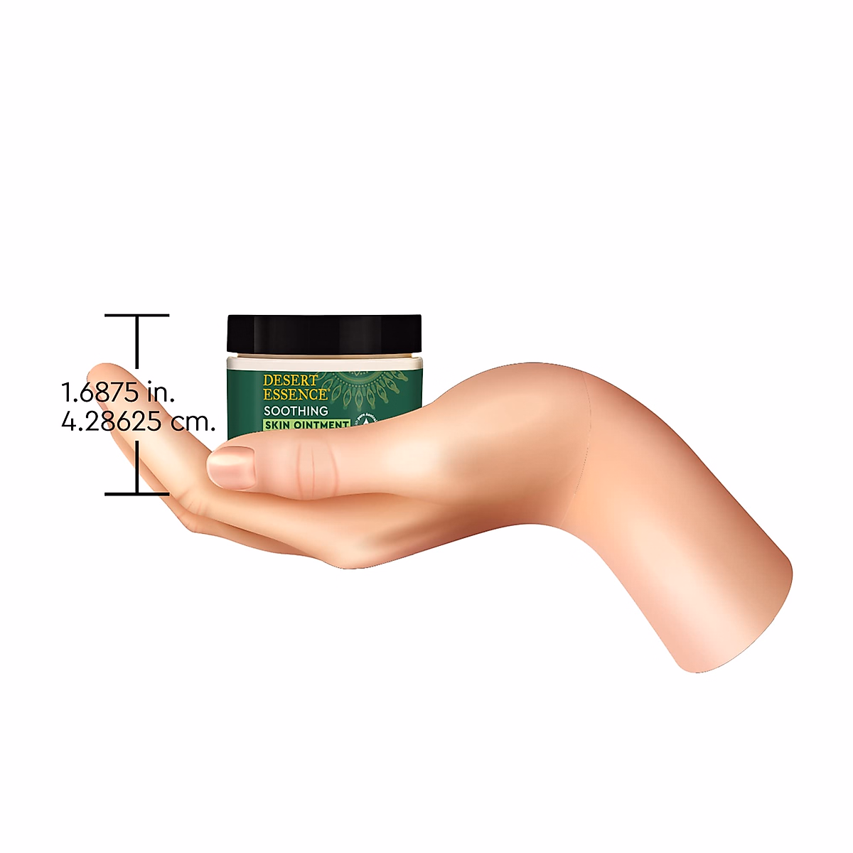 Desert Essence TEA TREE OIL SKIN OINTMENT – Itch Relief, Rash Cream for Razor Burn - Soothing Balm with Lavender & Jojoba - Gluten & Cruelty-Free - 1 oz