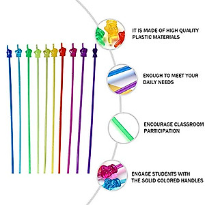 20pcs Mini Hand Pointers Resin Presentation Pointers Handheld Teachers Pointers Teaching Pointers Sticks Classroom Finger Pointer for Elementary School & Kindergarten Teacher