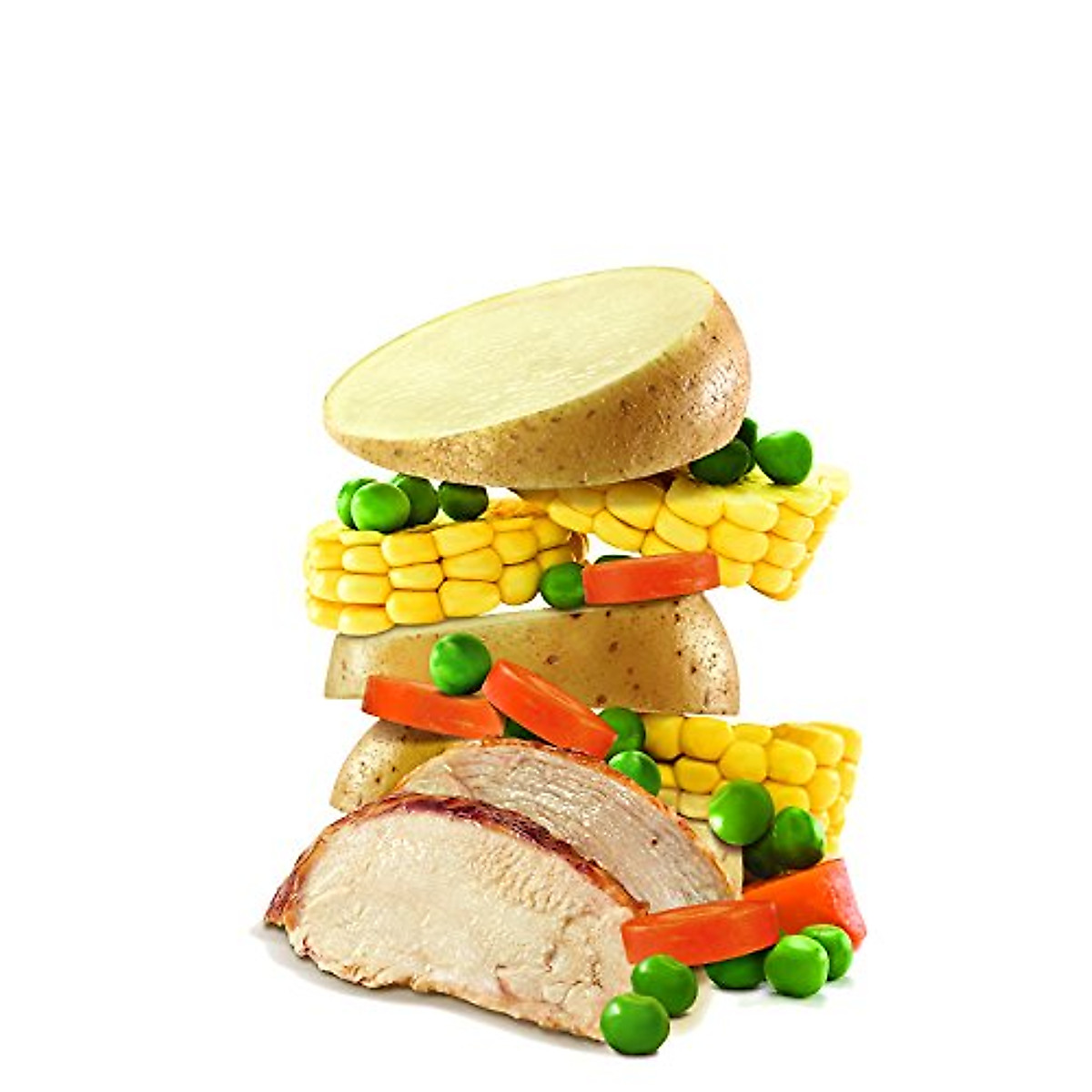 Sprout Organic Baby Food Pouches Stage 3, Creamy Vegetables w/ Chicken, 4 Pouches (Pack of 6) Creamy Vegetables with Chicken 24 Ounce